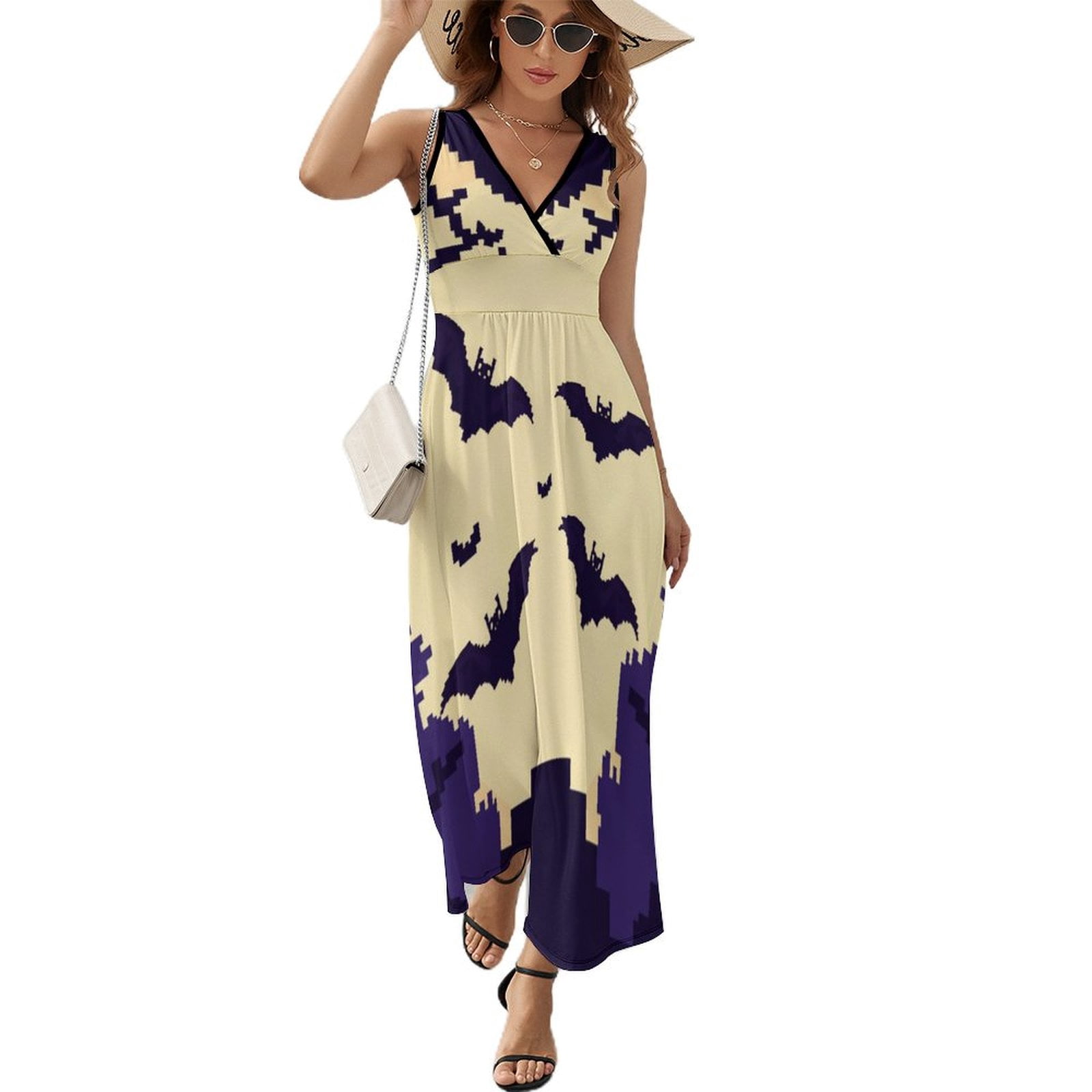 Bat Sleeveless Luxury Evening Dress For Women Party Dress - Walmart.com