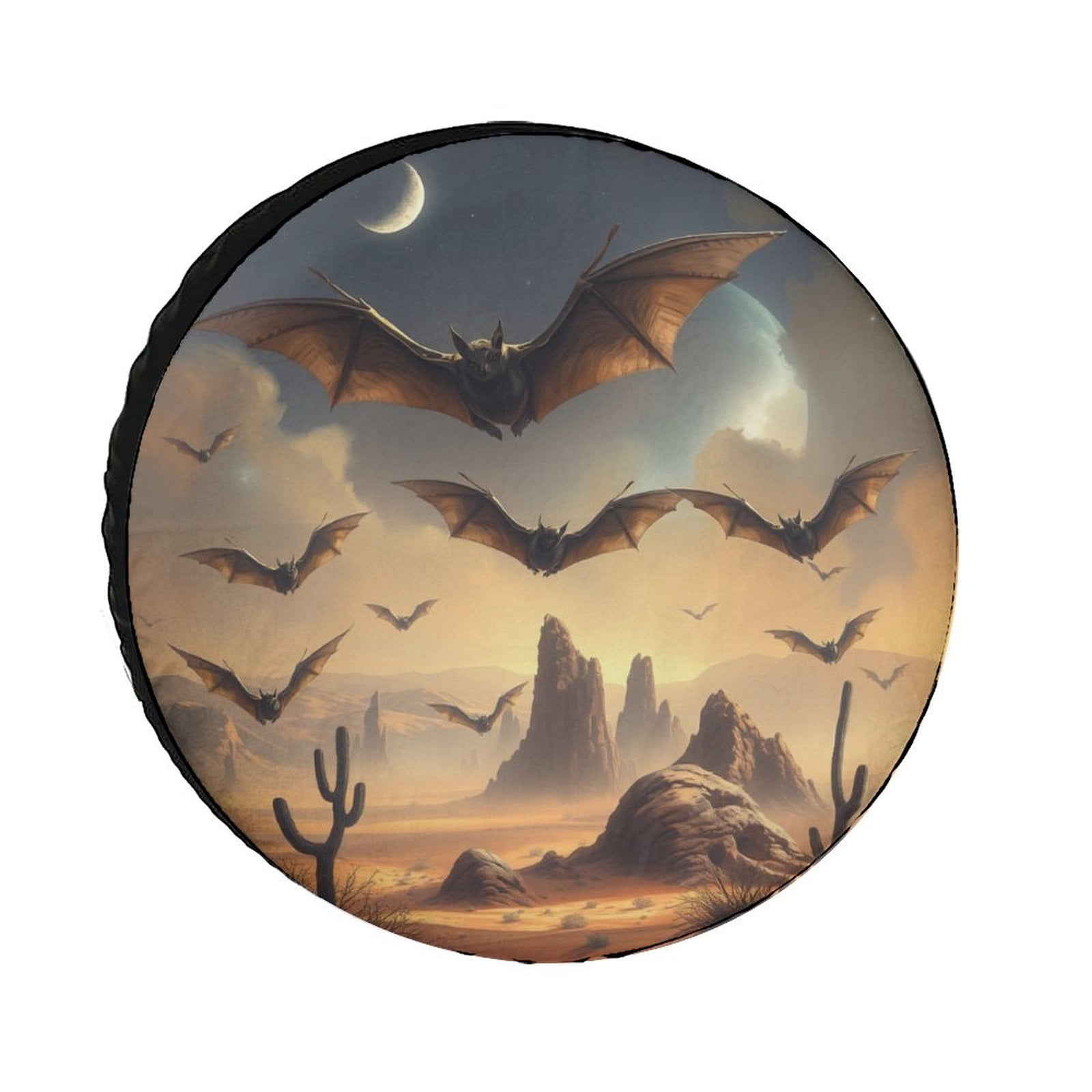 Bat Spare Tire Cover Universal Wheel Tire Protectors for SUV Truck ...