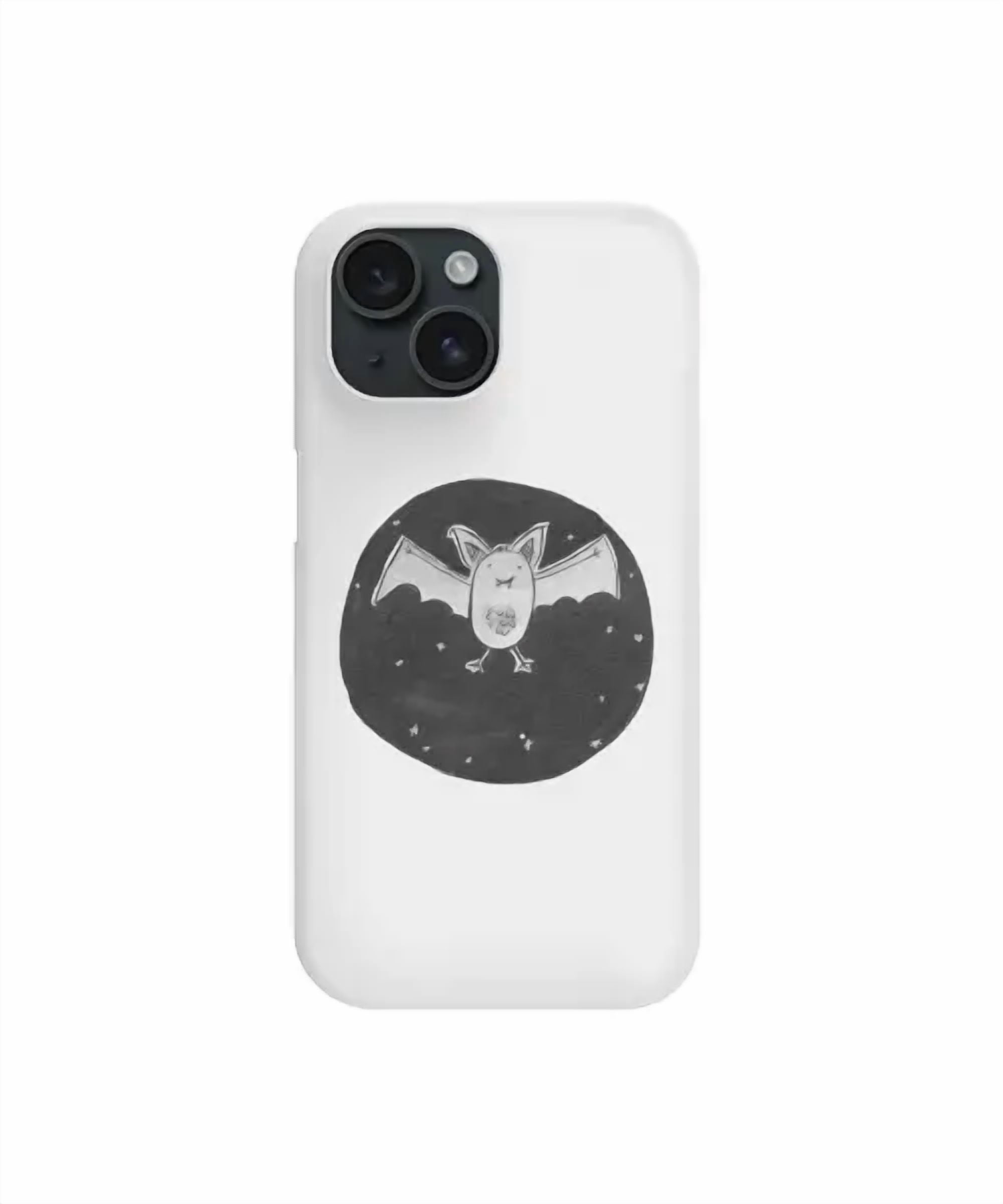 Bat Spooky Halloween Animal Gothic Cute Phone Case for iPhone 16 15 14 ...