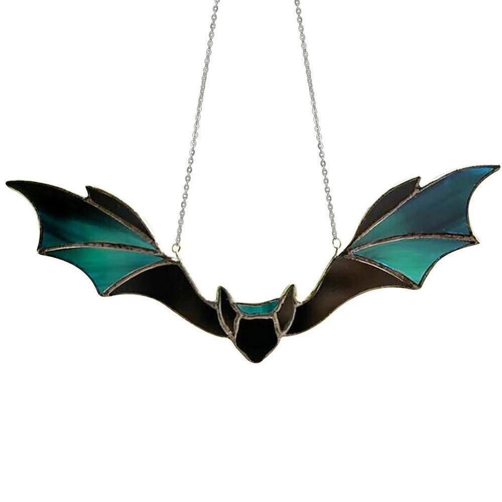 Bat Stained Glass Window Hangings,Bat Scatcher Hallown Dection,Hallown ...