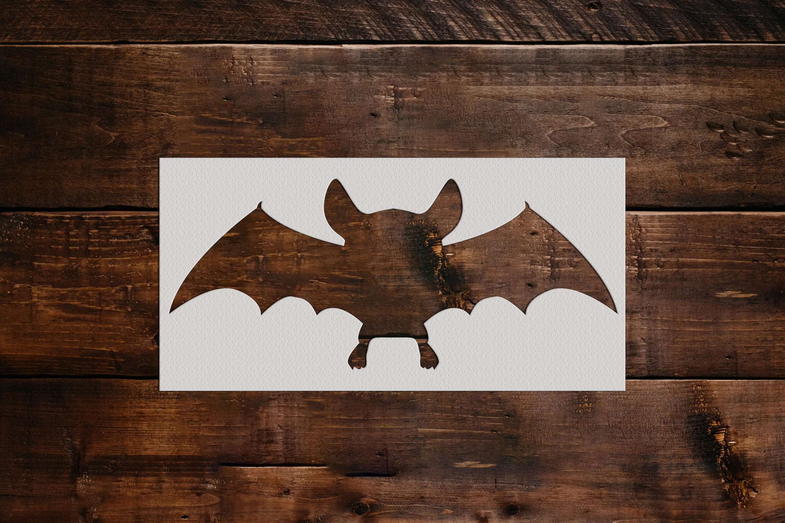 Bat Stencil - Art and Wall Stencil (15"x45") - Walmart.com
