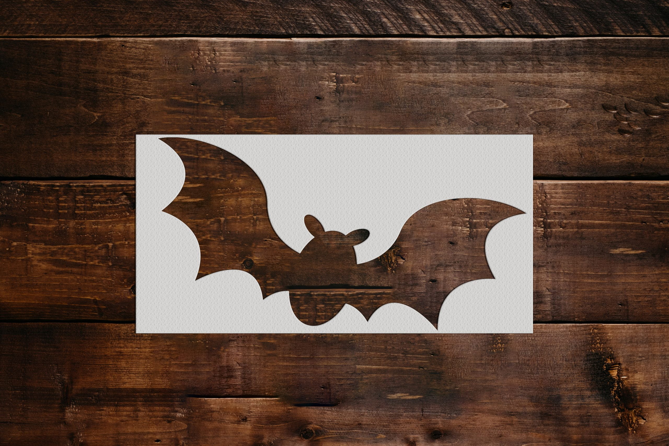 Bat Stencil - Art and Wall Stencil (15"x45") - Walmart.com
