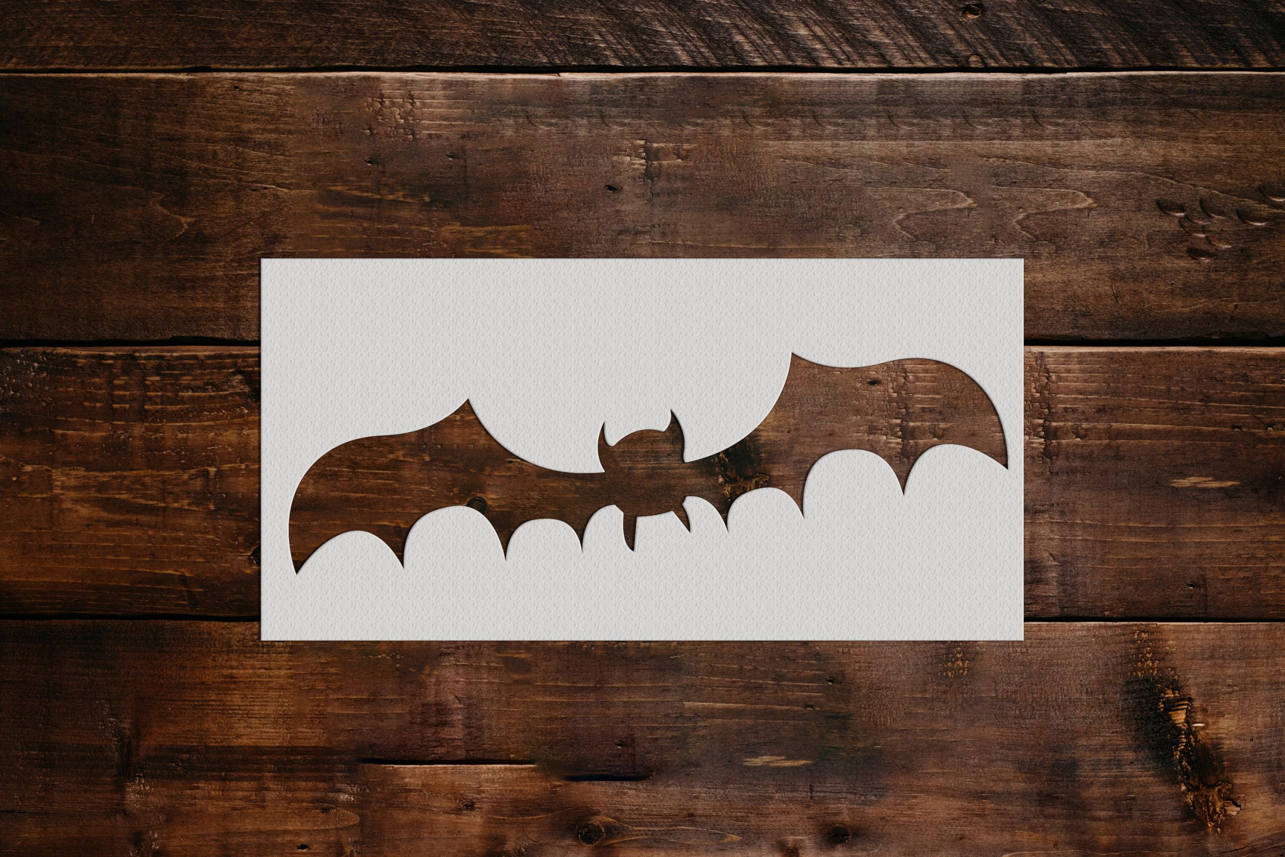 Bat Stencil - Art and Wall Stencil (21"x63") - Walmart.com