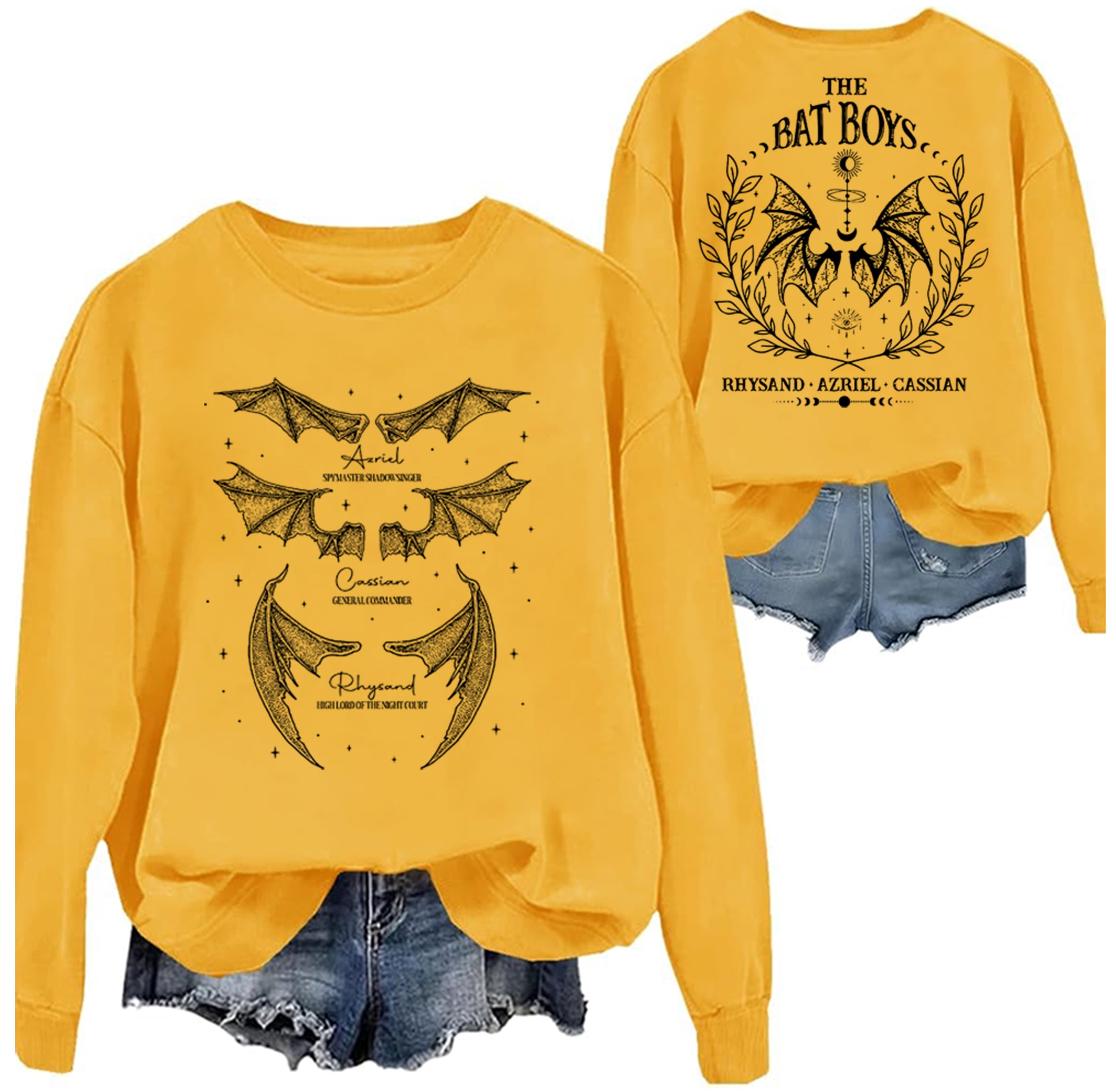 Bat Sweatshirt, The Bat Boys A Court Of Thorn and Roses Sweatshirt, A ...