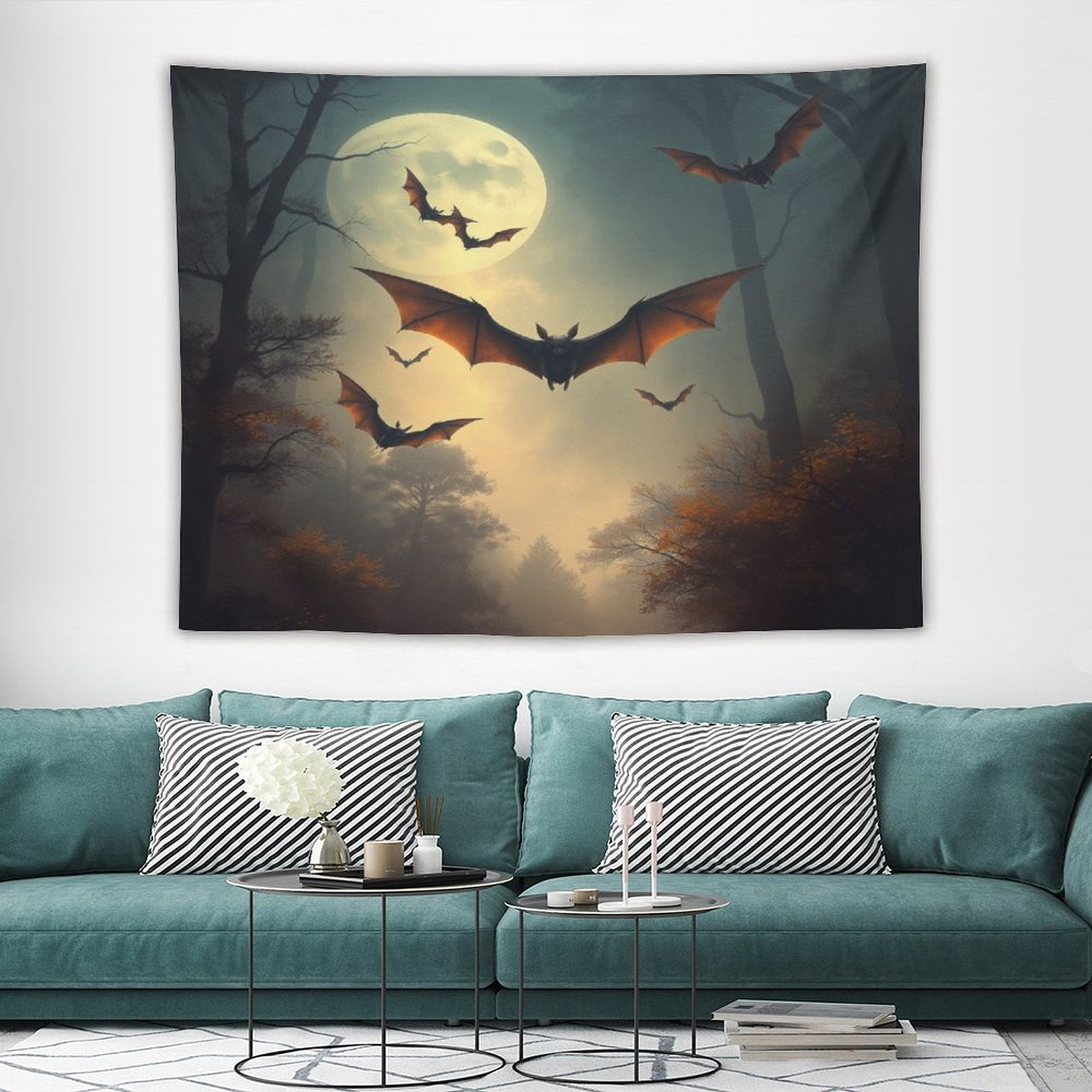 Bat Tapestry Wall Hanging Art Living Room Home Decor Cloth - Walmart.com