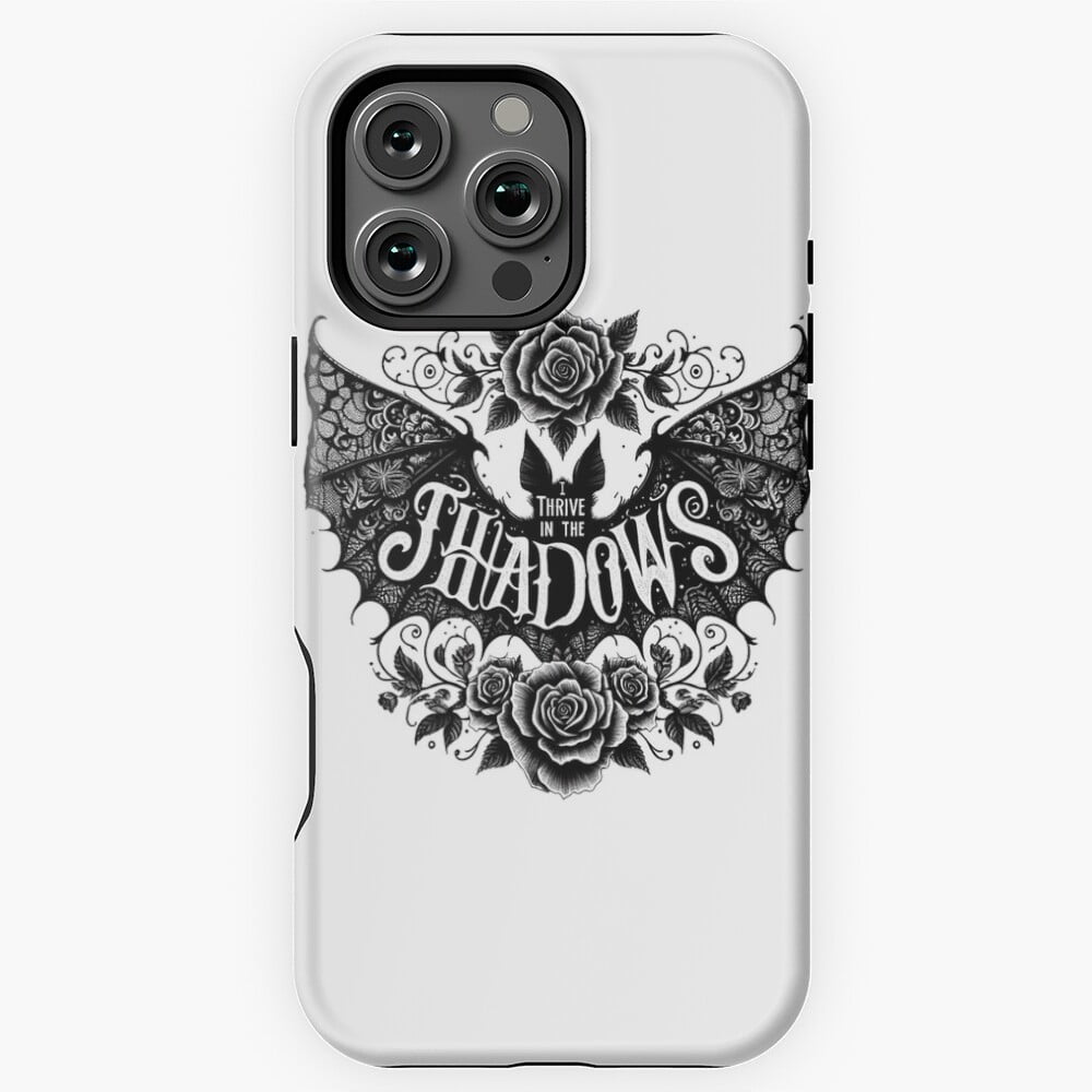 Bat Tattoo Phone Case for iPhone 16 15 14 13 12 11 Pro Max M5908367 ...