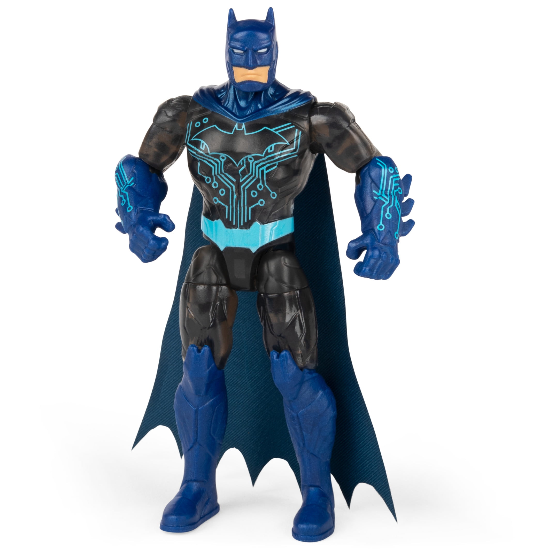 Bat-Tech Batman 4-inch Action Figure with 3 Mystery Accessories, for ...