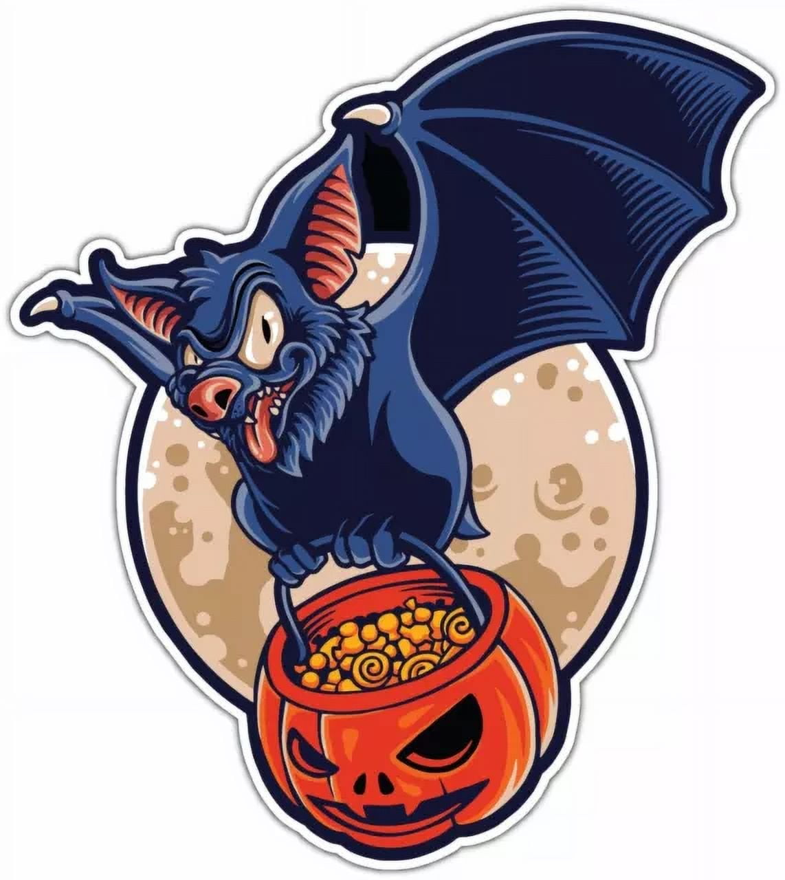 Bat Vampire Bloodsucker Flying Halloween Car Window Stickerphone Decal ...