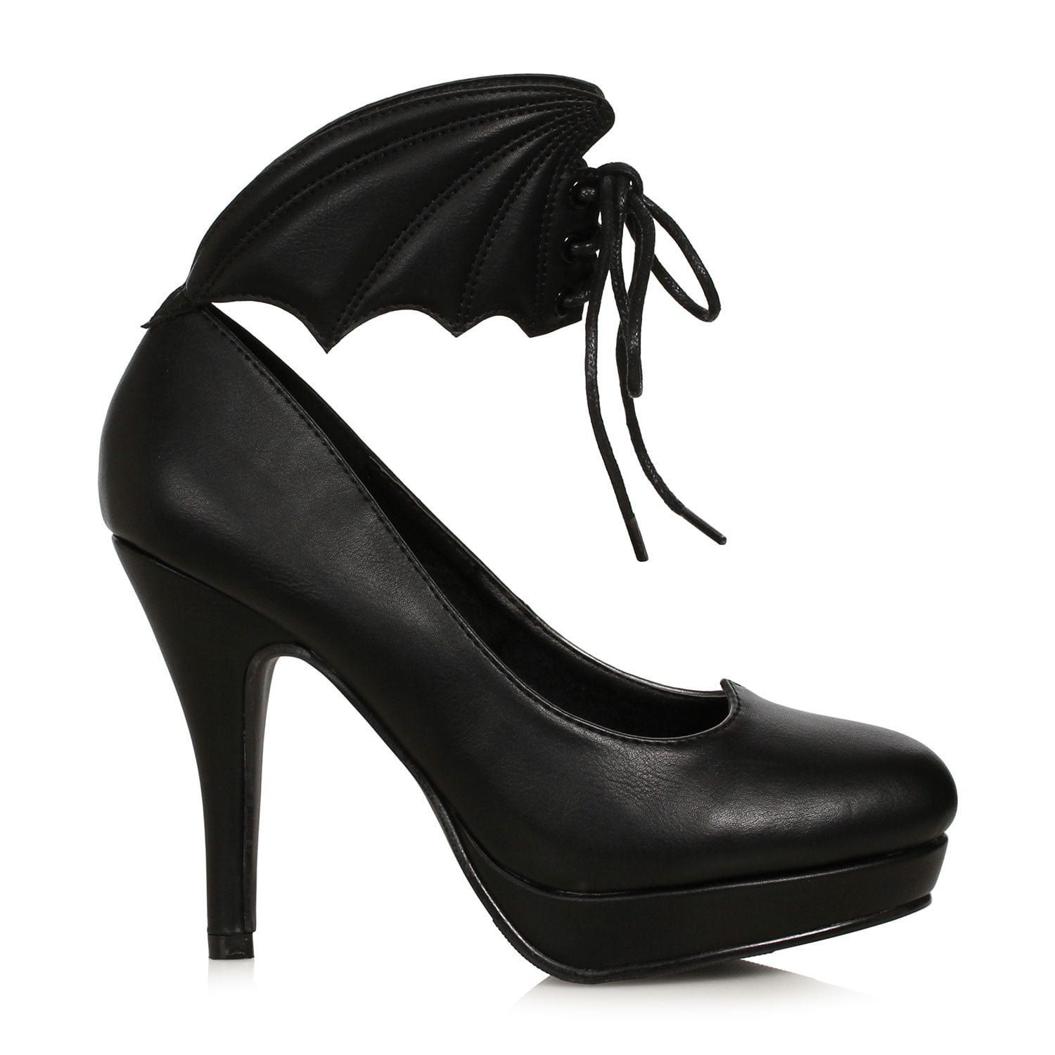 Bat Wing Black Womens Sexy Vampire 4" Heel Shoes size 9 - Walmart.com