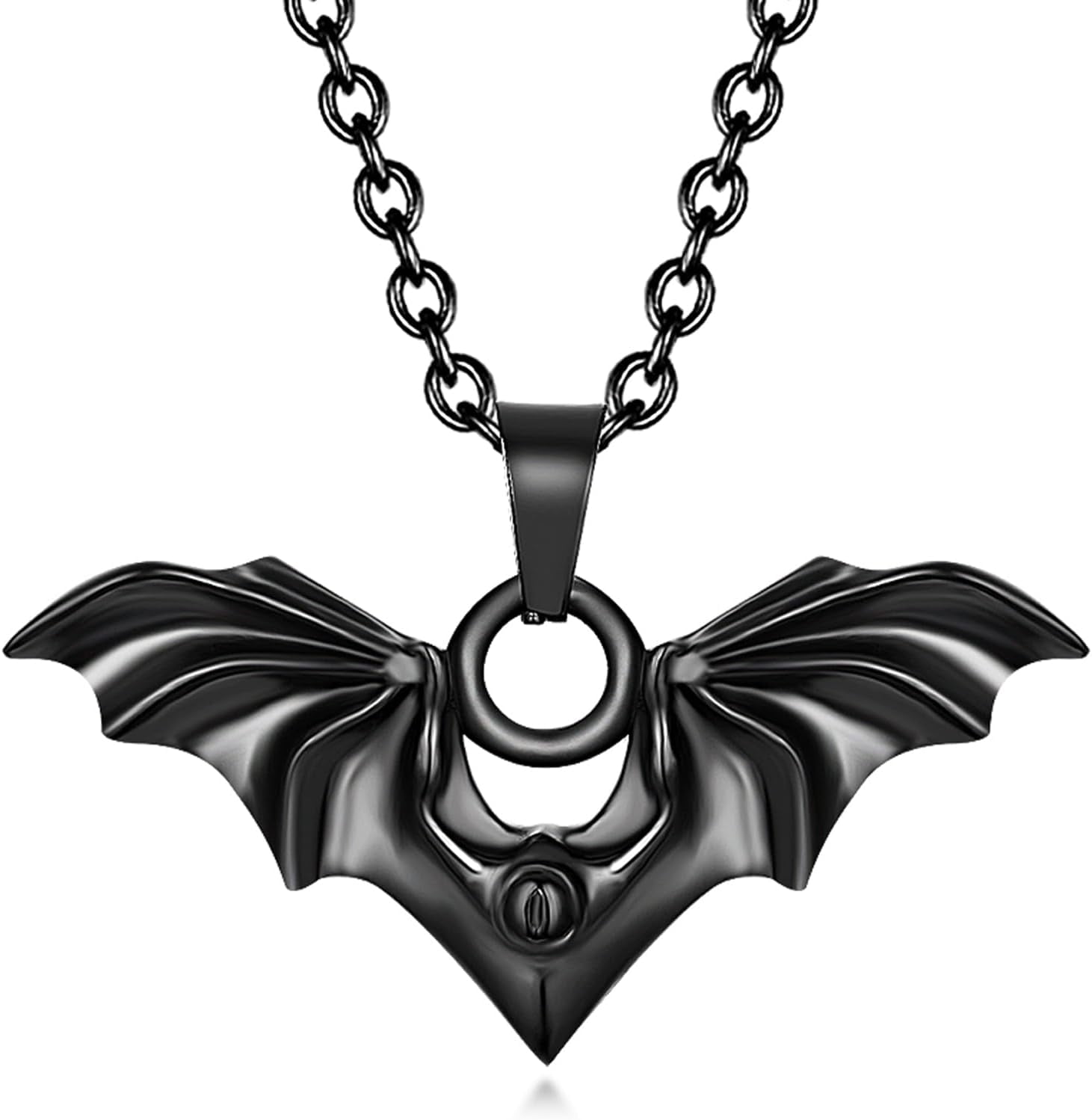 Bat Wing Necklace Stainless Steel Gothic Bat Pendant for Women[y559 ...