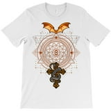 Bat Wings Pentagram, Funny Goth Halloween Graphic Tee, Occult Unisex T ...