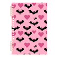 Bat and Love Pattern A5 Notebook Refillable 60 Sheets Detachable Ring ...