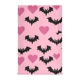 Bat and Love Pattern Kitchen Towels 6 Pack Waffle Weave Decorative Tea ...