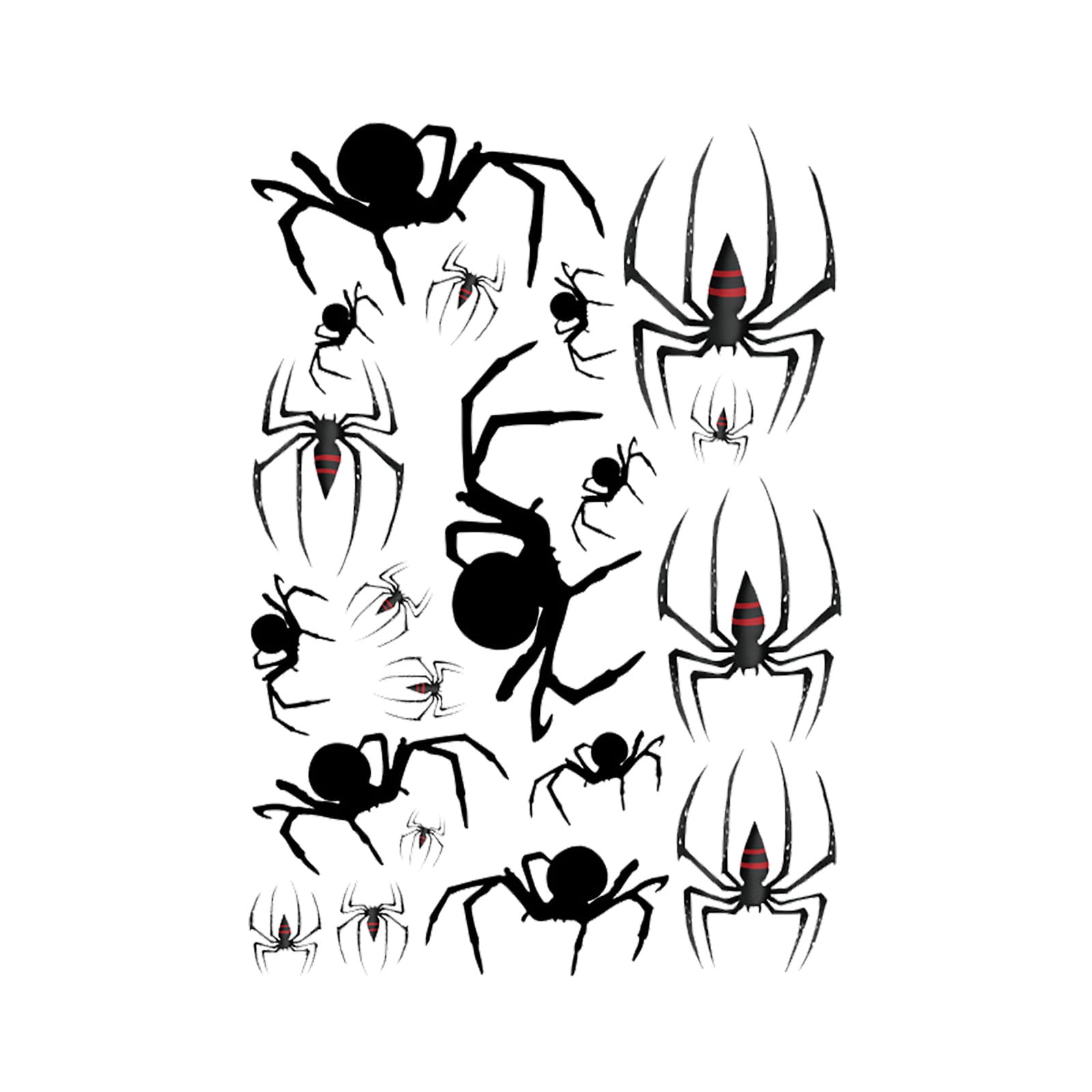 Bat decoration glue-free electrostatic stickers window glass spider ...