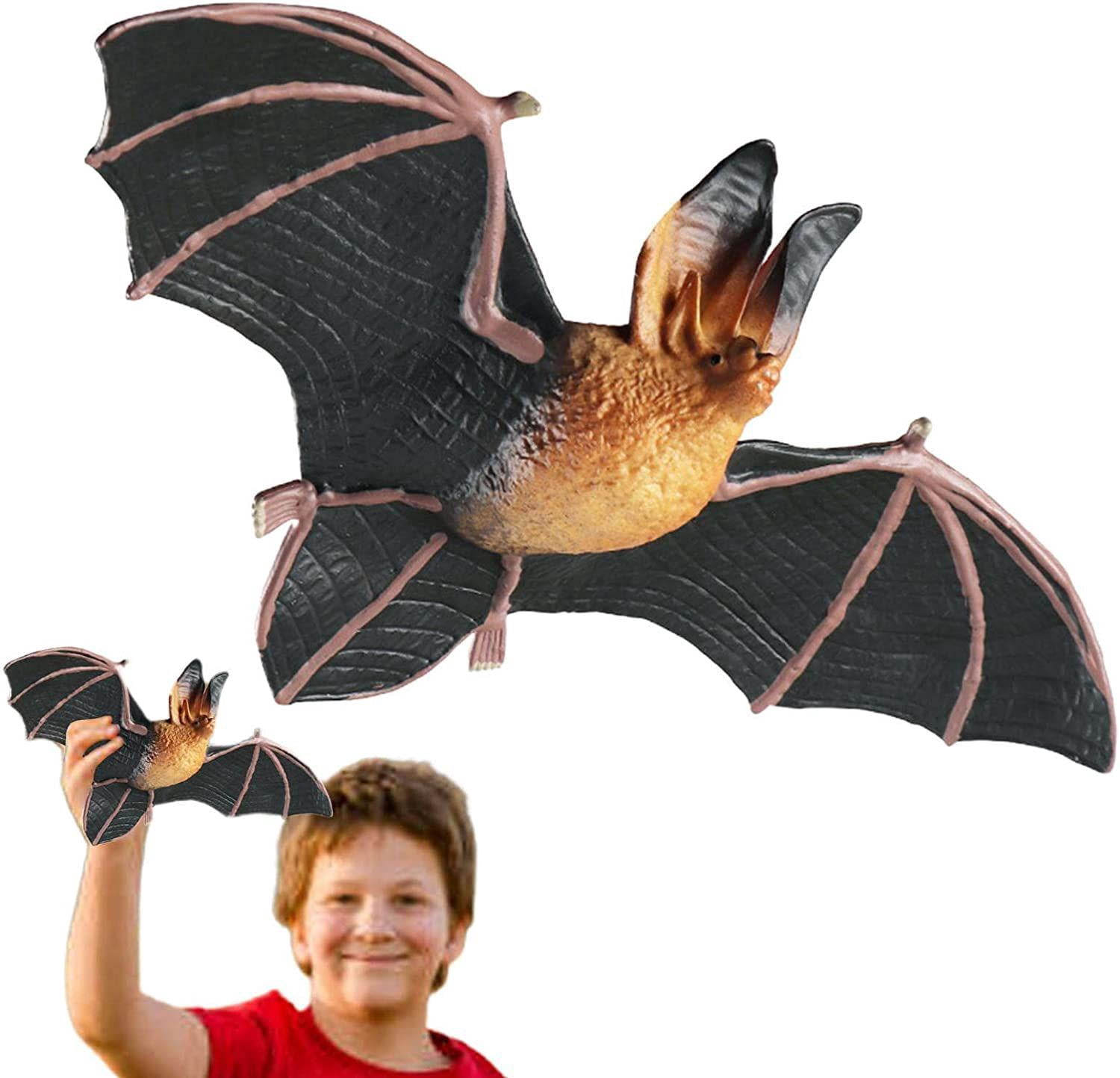 Bat figurine toy | Simulate Bat Animal Models,Bat Mammal Toy Models ...