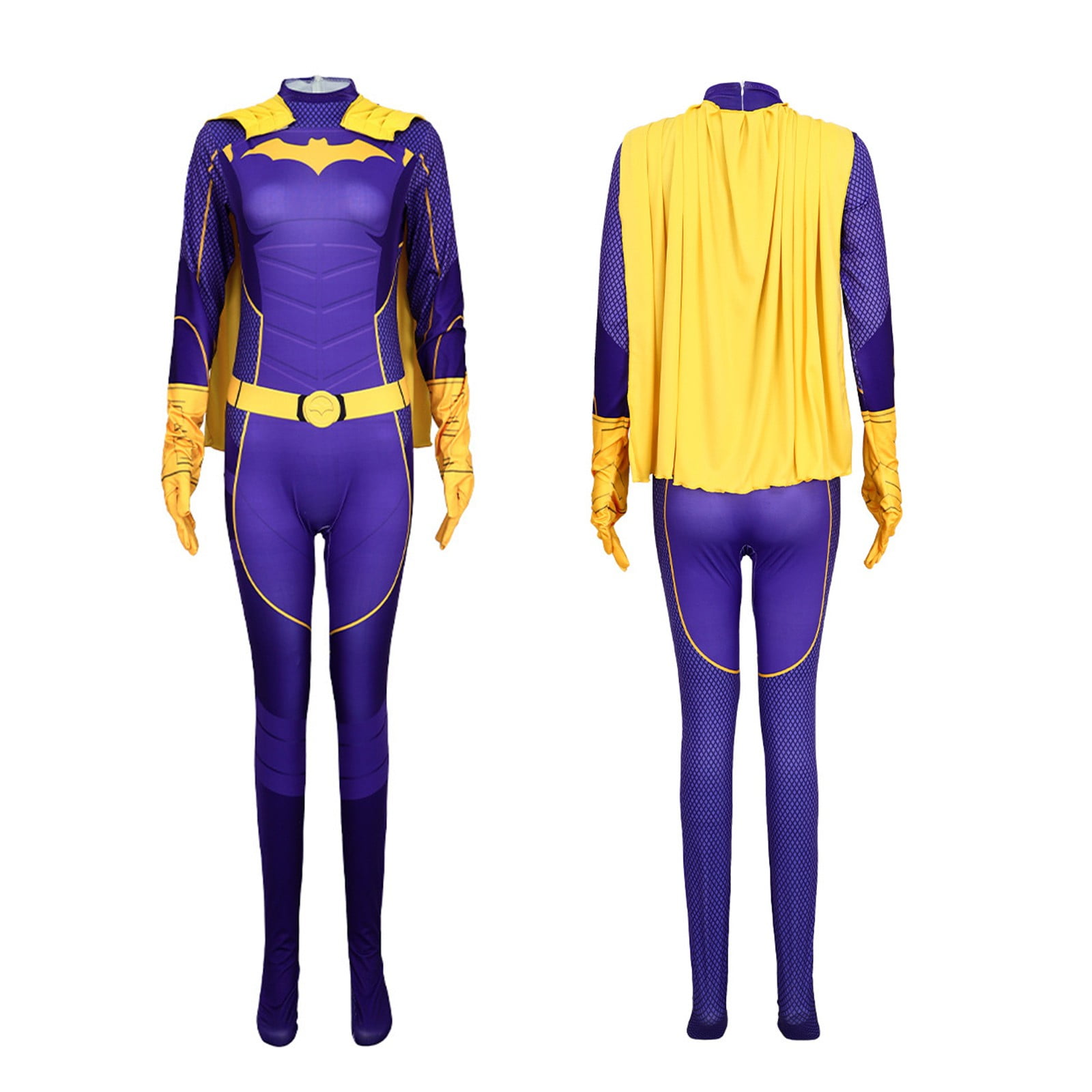 Bat-girl Suit Halloween Outfit Adult, Thunder-!bolts Outfit Superhero ...