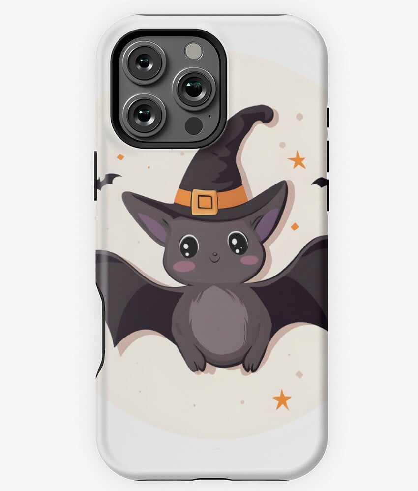 Bat in Witch Hat with Stars and Bats M15272 Phone case for iPhone 11 to ...