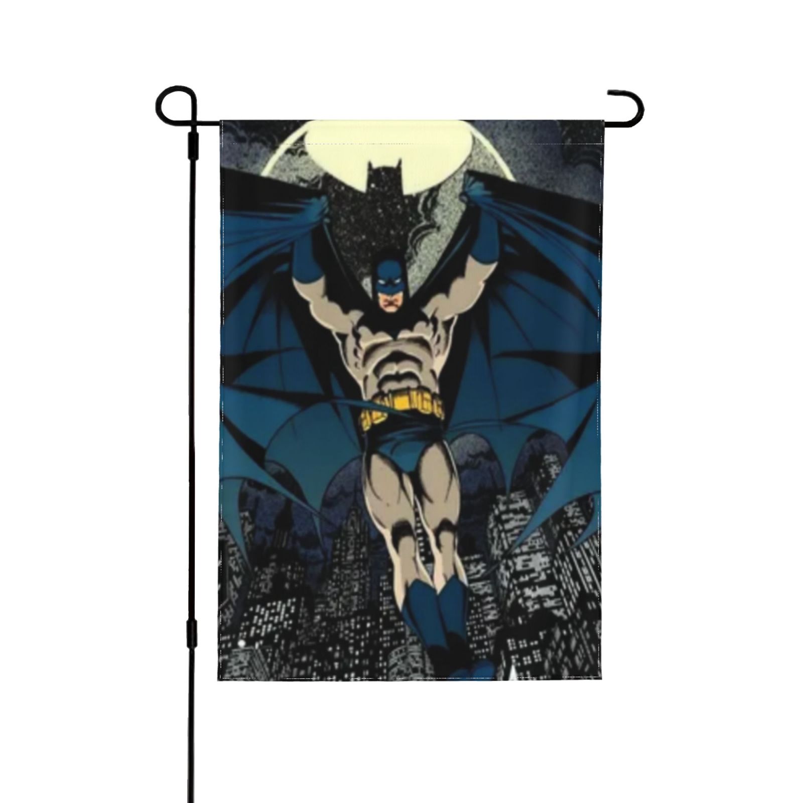 Bat_man Double Sided Cartoon Yard Flags 12.5x18 Inch Burlap Outdoor ...