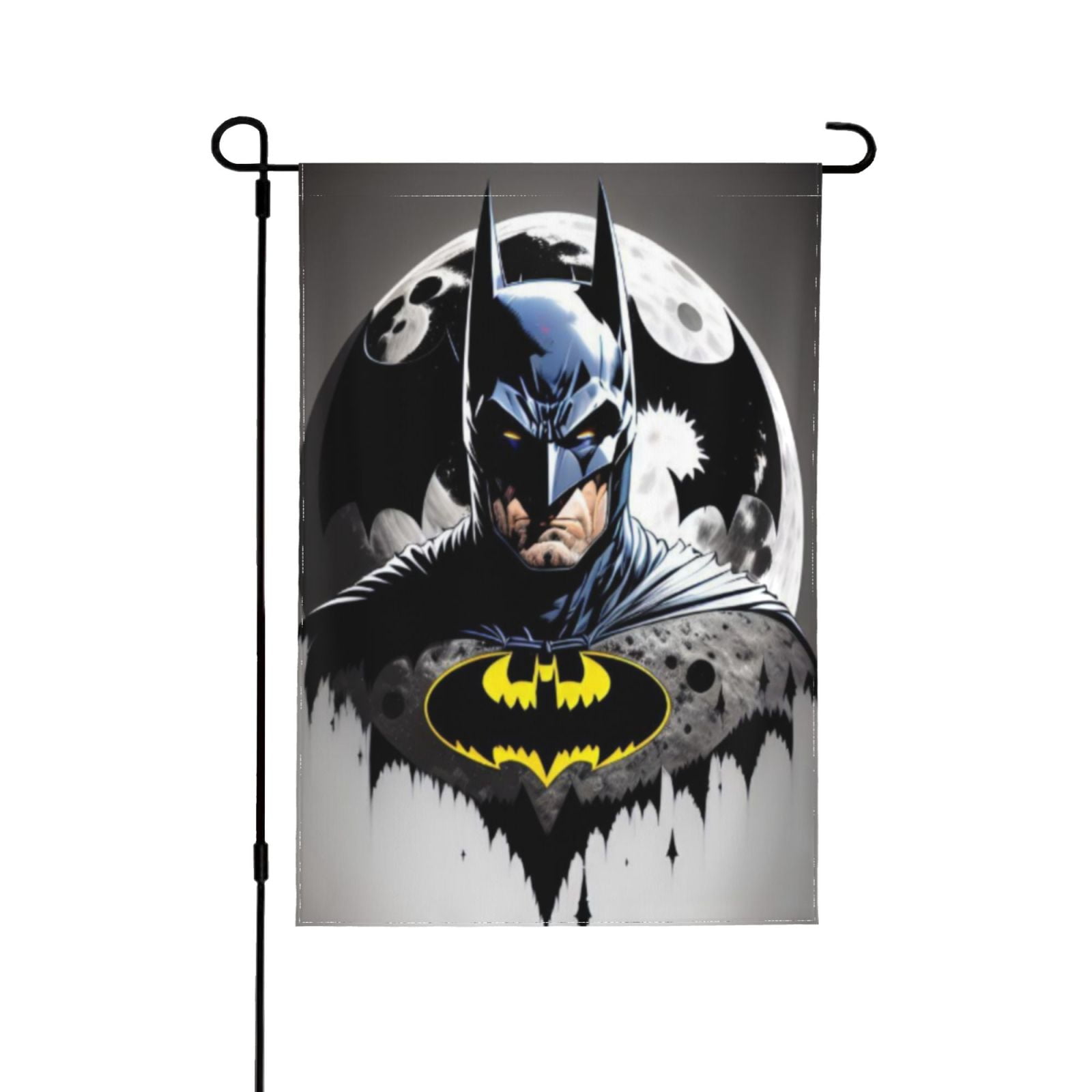 Bat_man Double Sided Cartoon Yard Flags 28x40 Inch Burlap Outdoor House ...