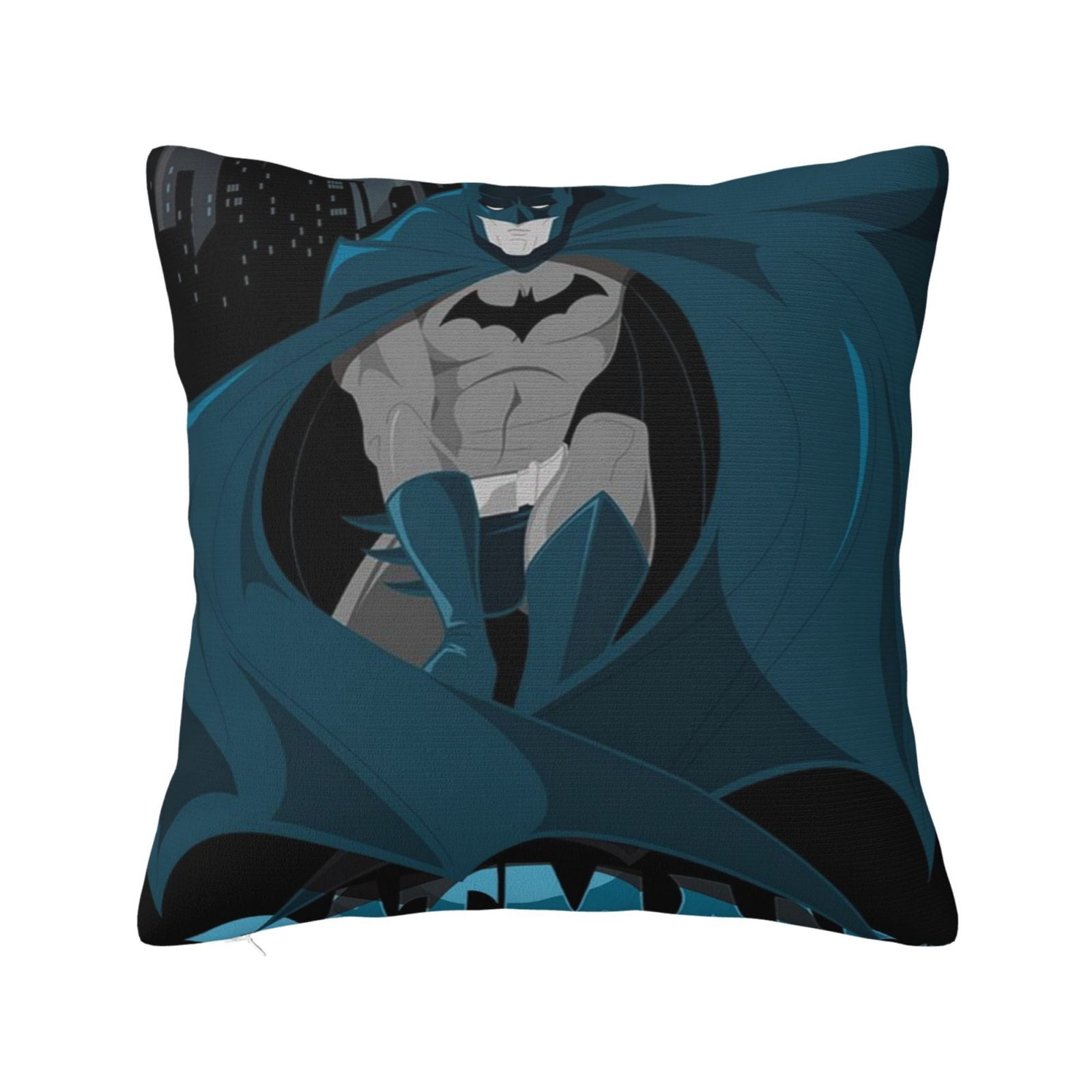 Bat_man Throw Pillow Covers Faux Fur Plush Throw Pillow Covers 20x20 ...