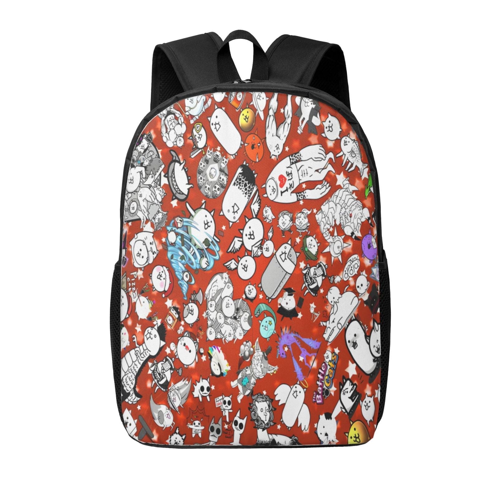 Bat-tle Cats Backpack for Unisex 16 Inch Bookbag Travel Laptop Bag ...