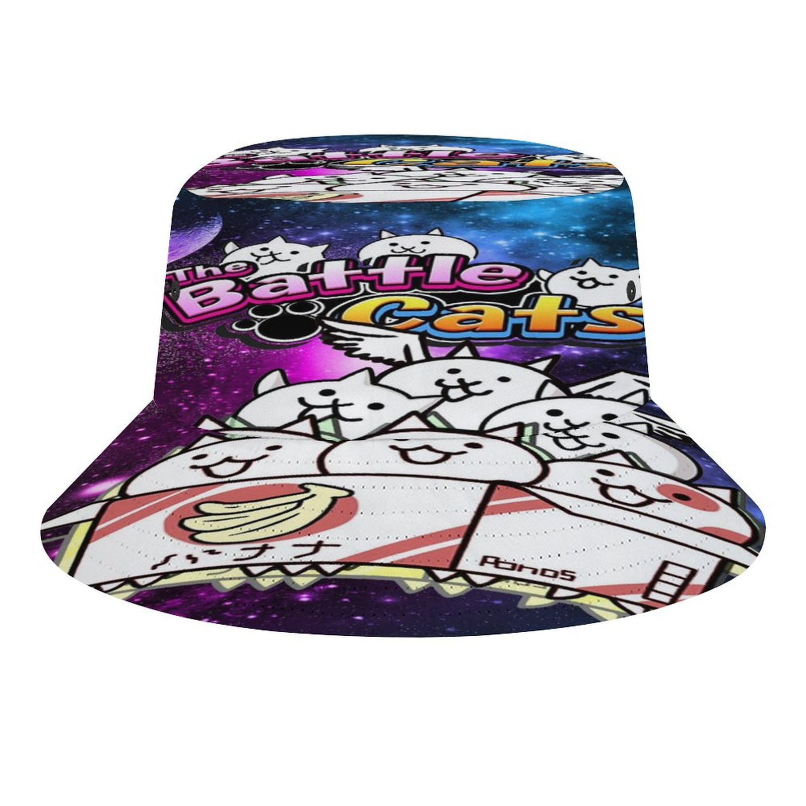 Bat-tle Cats Bucket Hat Fashion Sun Cap Packable Outdoor Fisherman Hat ...
