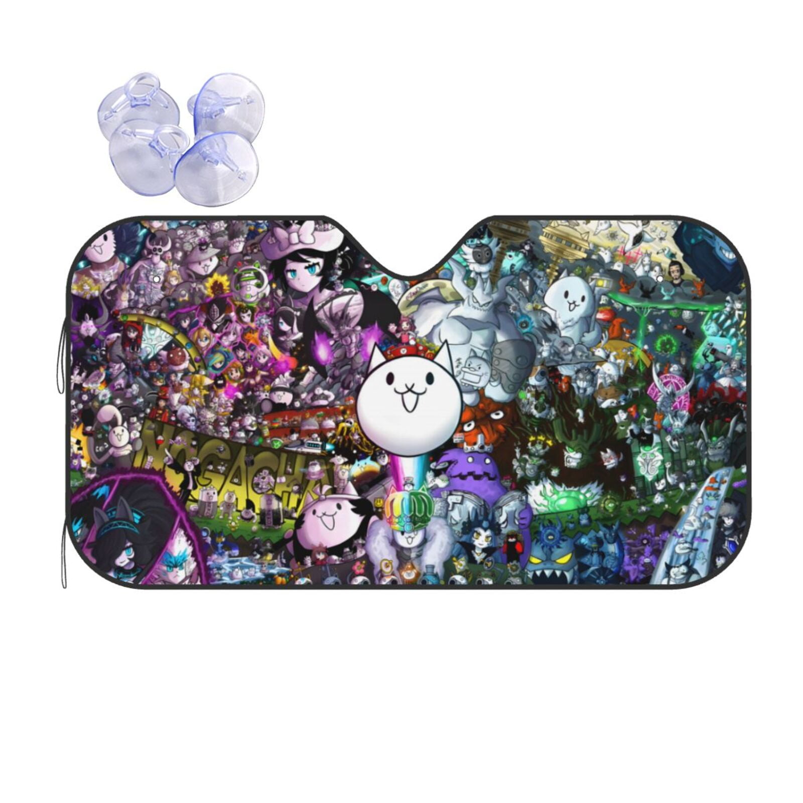 Bat-tle Cats Car Sunshade Front Windshield Sun Shades Car Accessories ...
