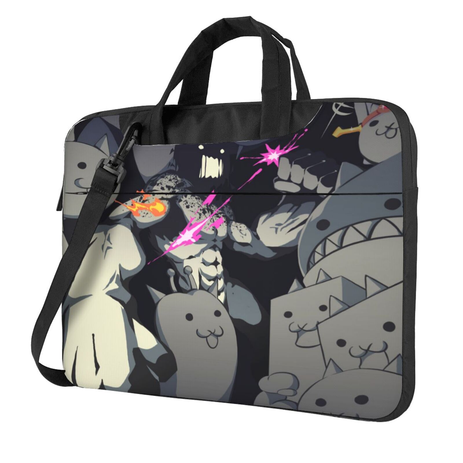 Bat-tle Cats Portable Laptop Bag With Hand Single-Shoulder Laptops Bag ...