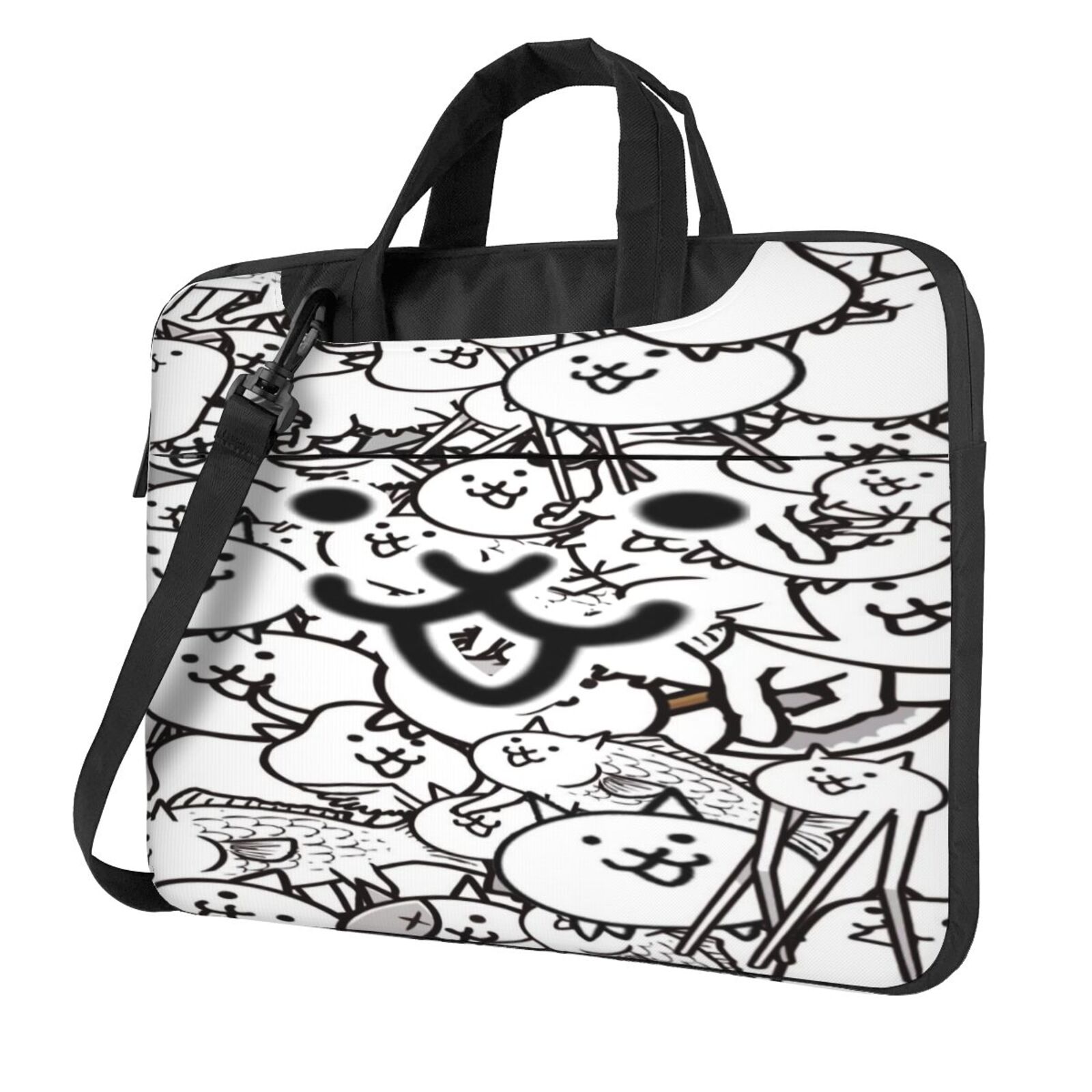 Bat-tle Cats Portable Laptop Bag With Hand Single-Shoulder Laptops Bag ...