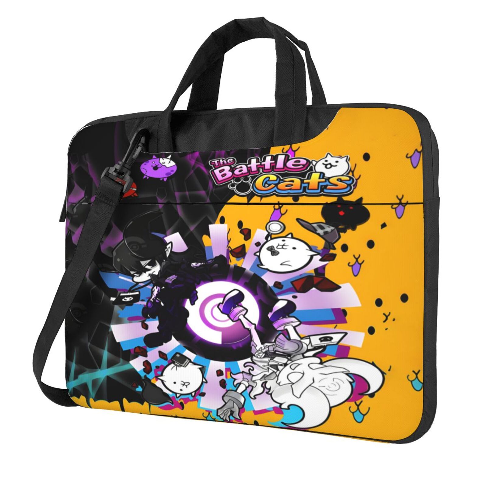Bat-tle Cats Portable Laptop Bag With Hand Single-Shoulder Laptops Bag ...