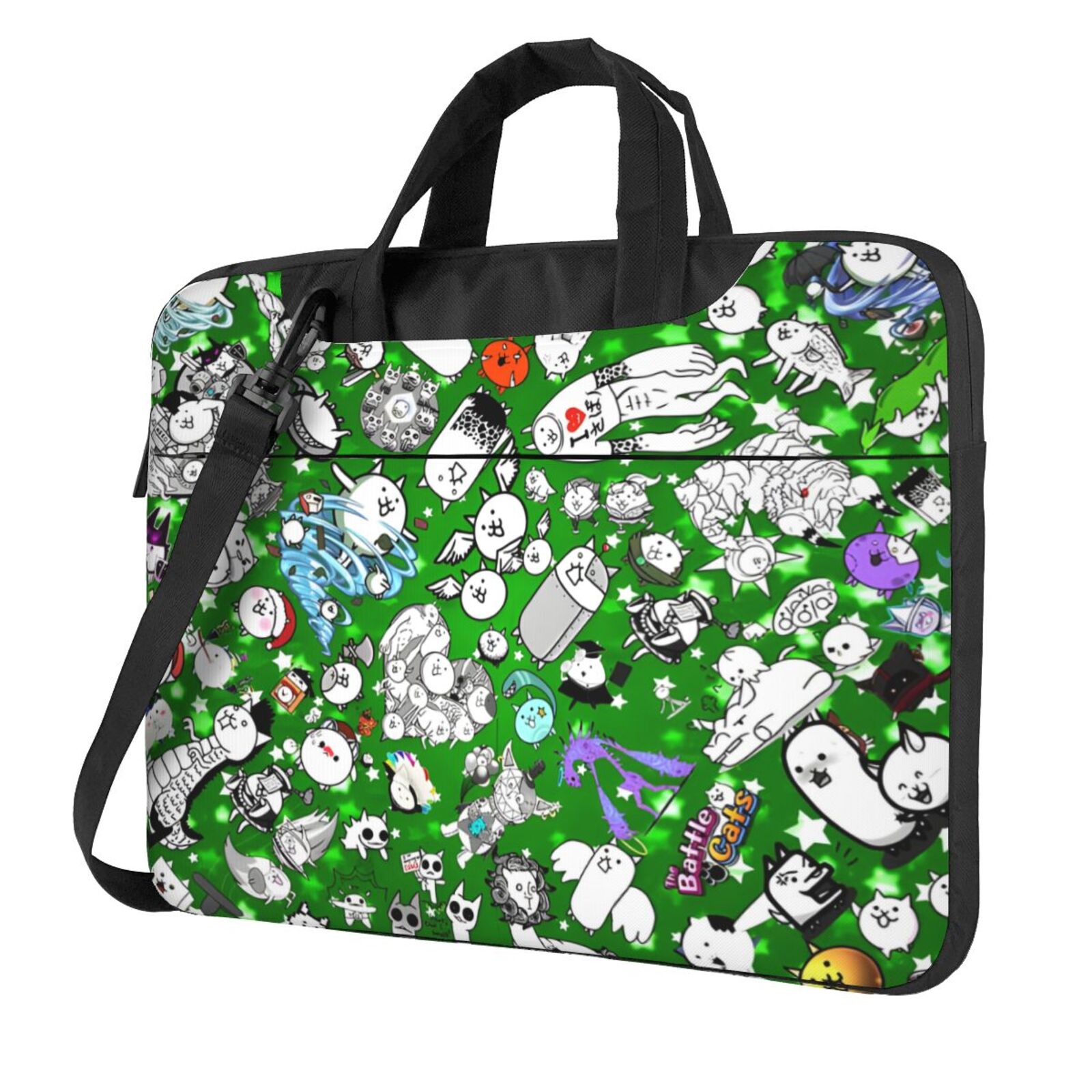 Bat-tle Cats Portable Laptop Bag With Hand Single-Shoulder Laptops Bag ...