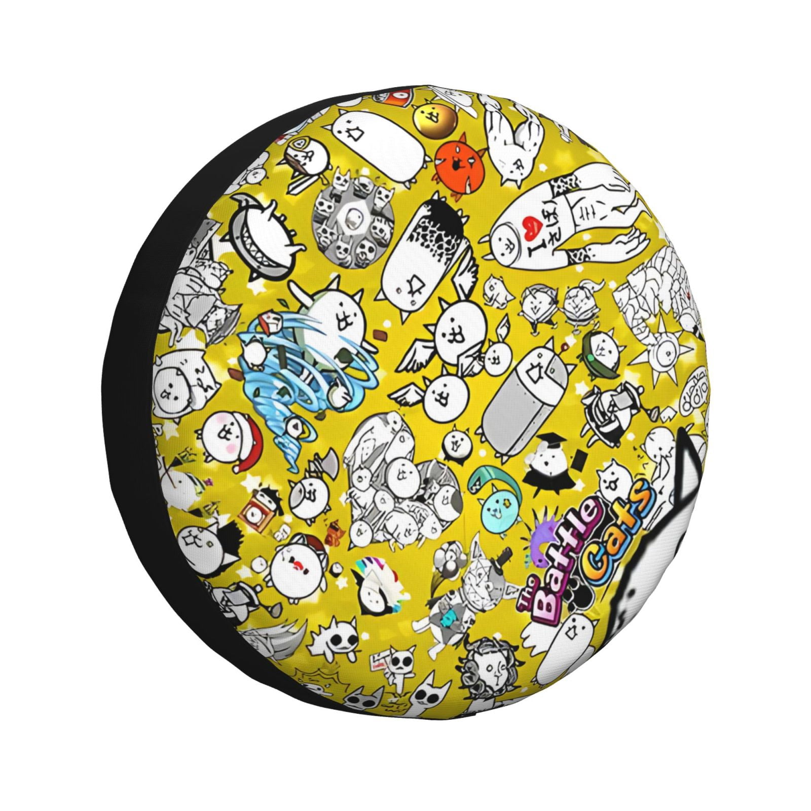 Bat-tle Cats Tire Cover Cartoon Weatherproof Universal Wheel Protectors ...