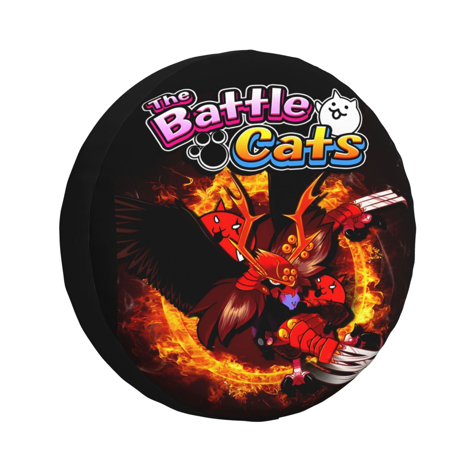 Bat-tle Cats Tire Cover Cartoon Weatherproof Universal Wheel Protectors ...