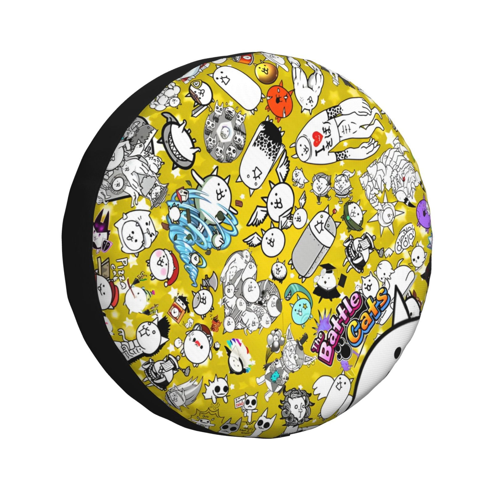 Bat-tle Cats Tire Cover Cartoon Weatherproof Universal Wheel Protectors ...