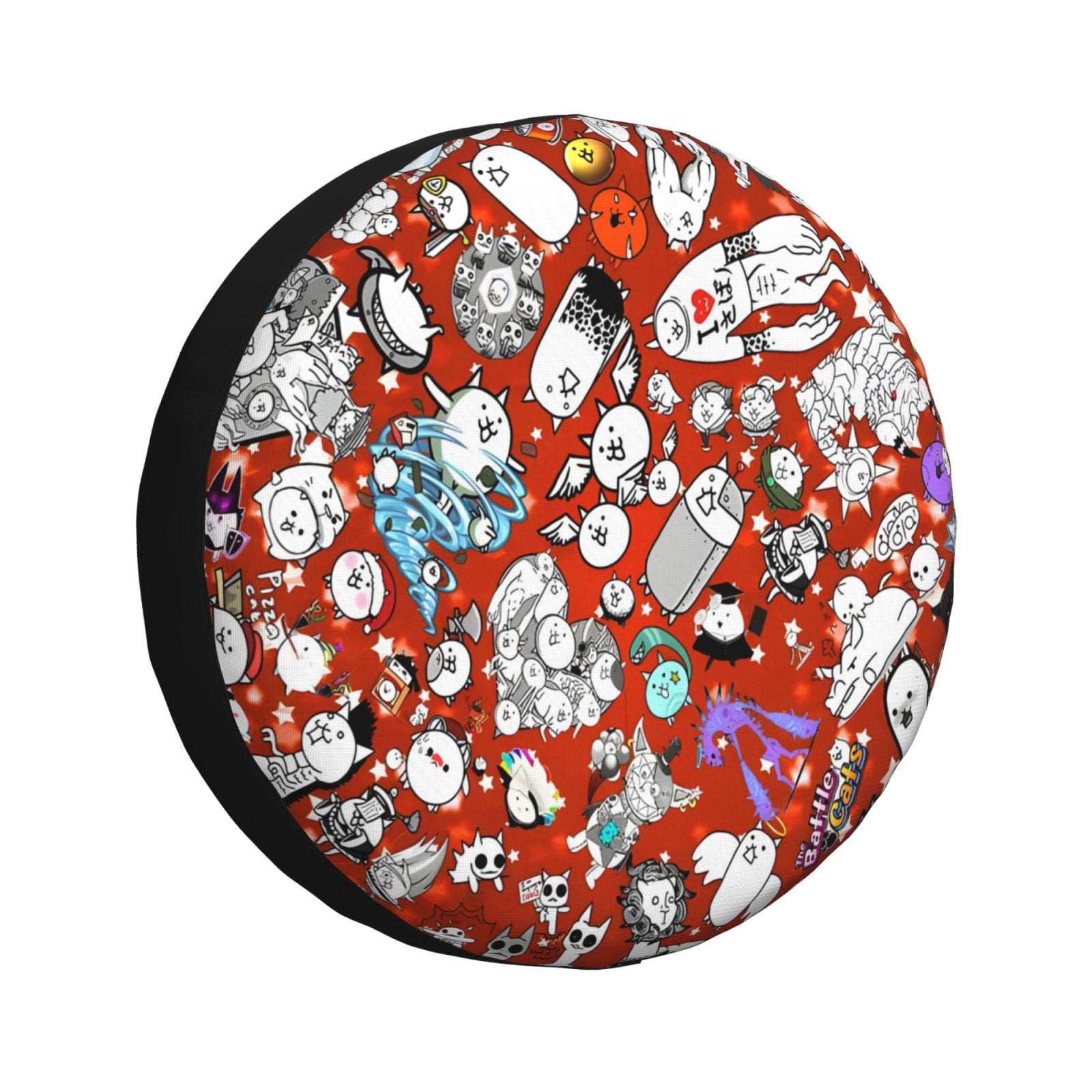 Bat-tle Cats Tire Cover Cartoon Weatherproof Universal Wheel Protectors ...