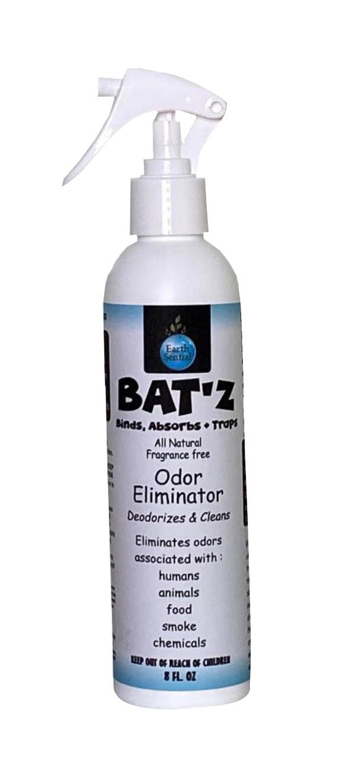 Bat'z Odor Eliminator 8 oz Spray 100% Natural Fragrance Free by ...