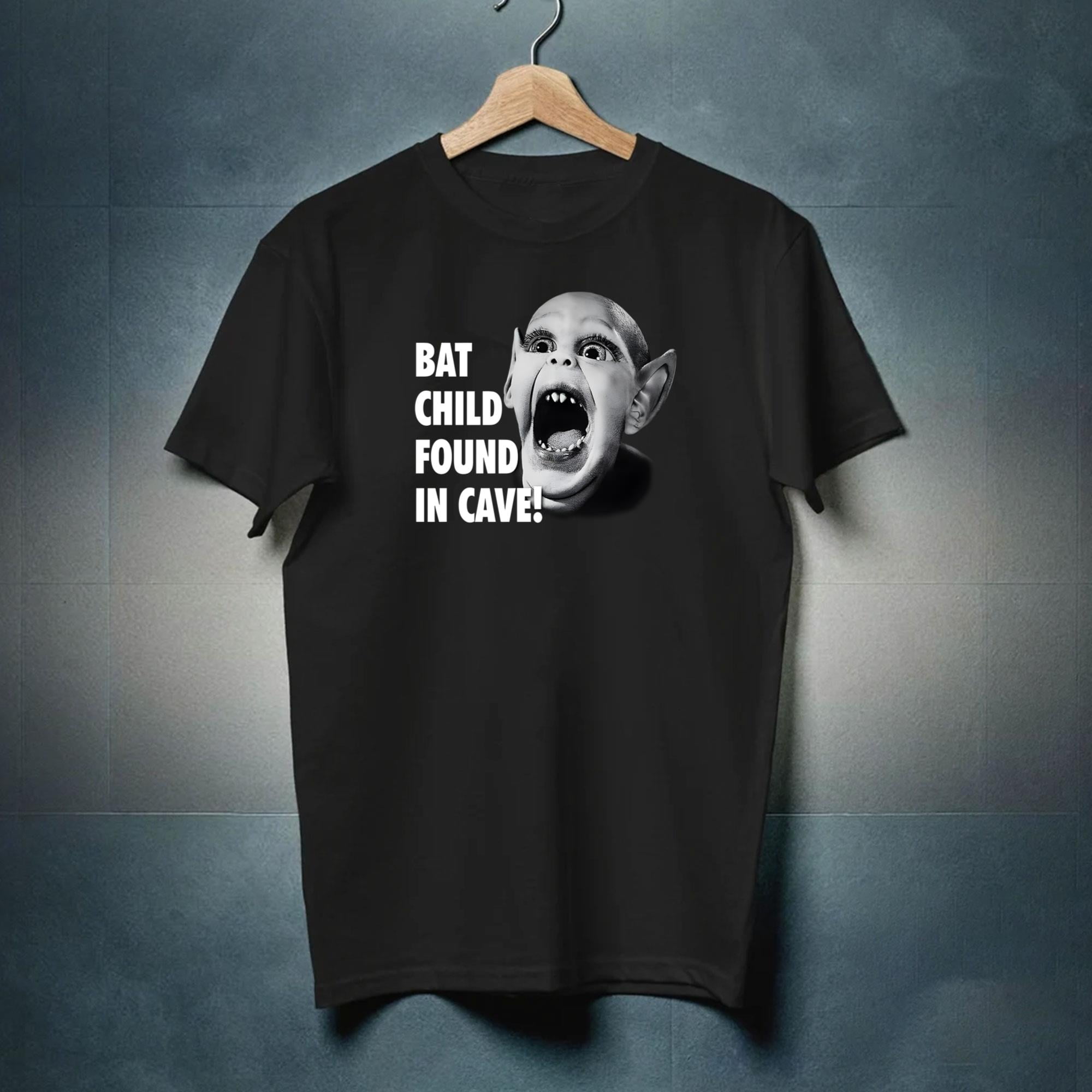 BatBoy Bat Boy Found In Cave Mothman Monster Retro T Shirt Tee Gift New ...