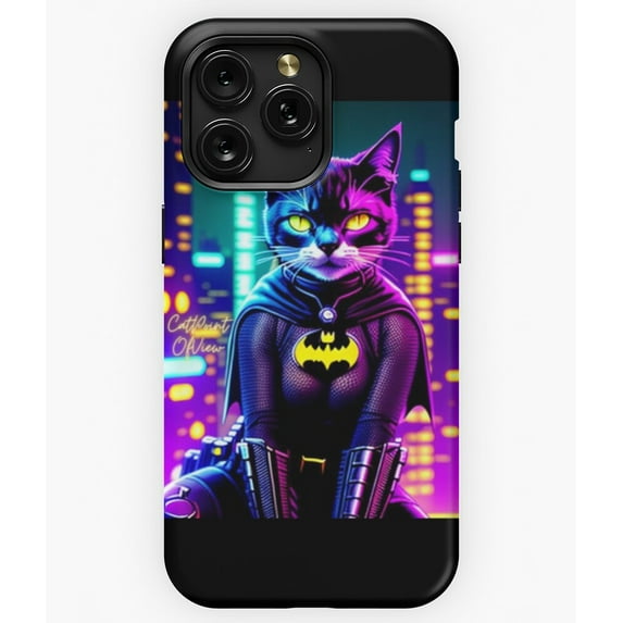 BatCat Comic Superhero Mashup G653 Phone Case for iPhone17 16 15 14 13 ...