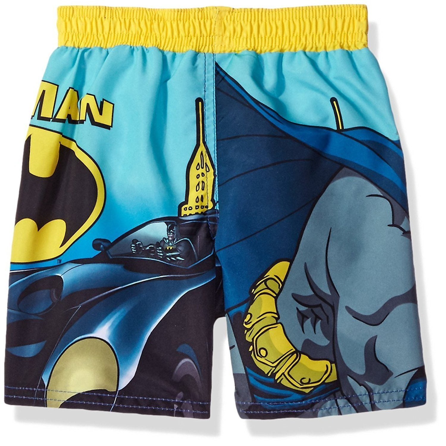 BatMan Toddler Boys' Gotham City Batmobile Swim Trunk - Walmart.com