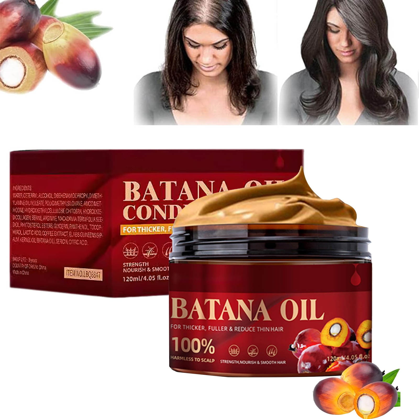 Batana Oil Care For Hair 120ml Nourishing Hair Roots Strengthening Care ...