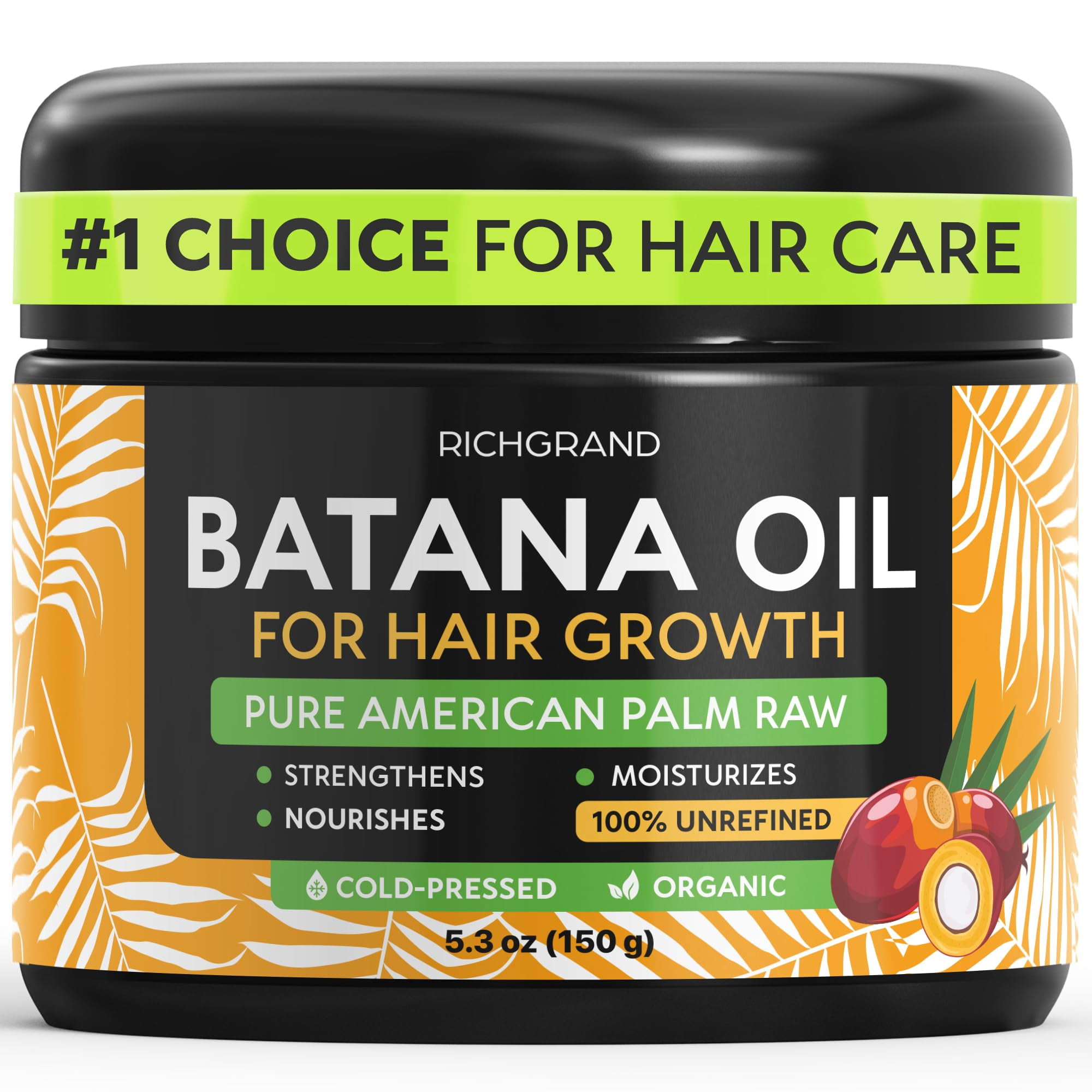 Batana Oil for Hair Growth - 100% Raw & Organic Dr Sebi Batana Oil ...