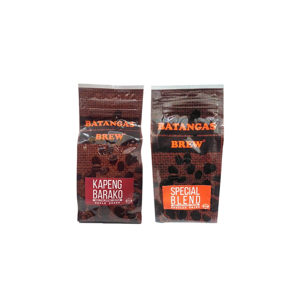 Batangas Brew Kapeng Barako Whole Beans and Special Grind 300g Gift Set ...