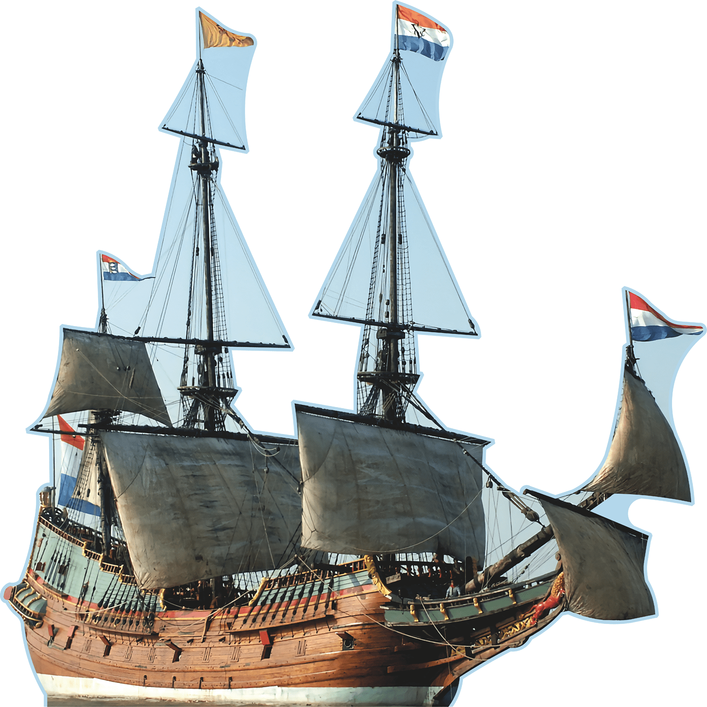 Batavia 1628 Ship Dutch East India Company Cardboard Cutout Standee ...