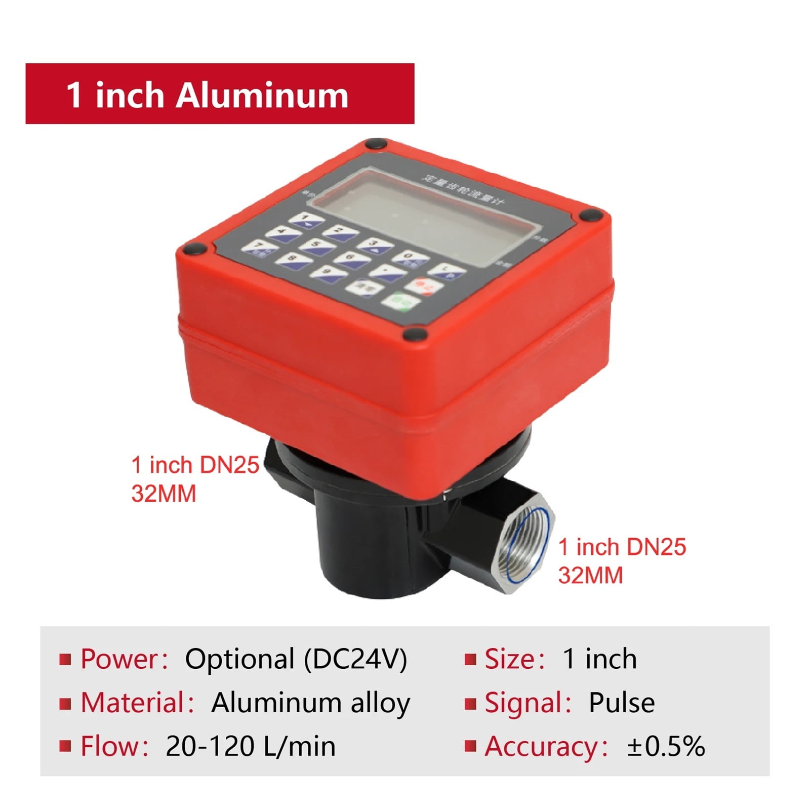 Batching Oval Gear Flow Meter Digital Fuel Diesel Water Dispenser ...
