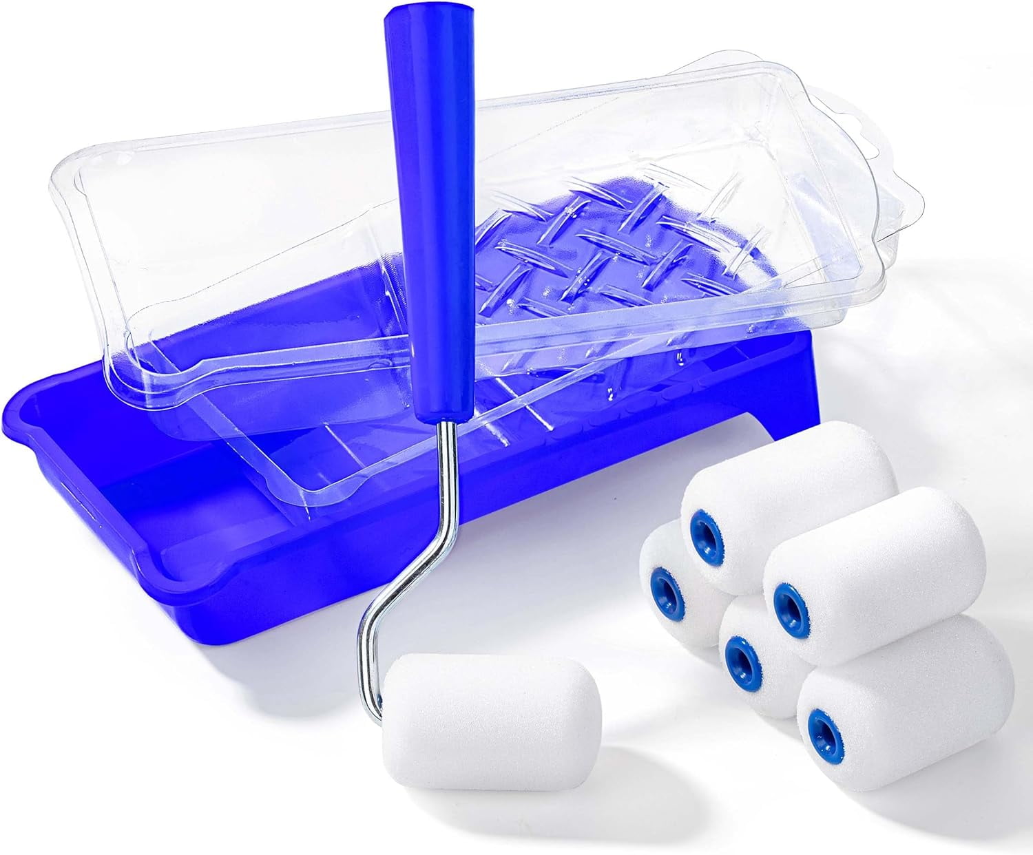 Bates- 2 Inch Foam Paint Roller Kit, 10 pcs, Small Paint Roller Kit, 1x ...
