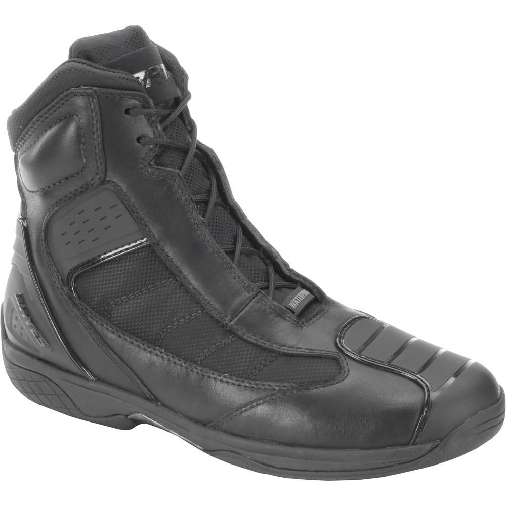 Bates Mens Beltline Black Motorcycle Boots Black 8.5 New - Walmart.com
