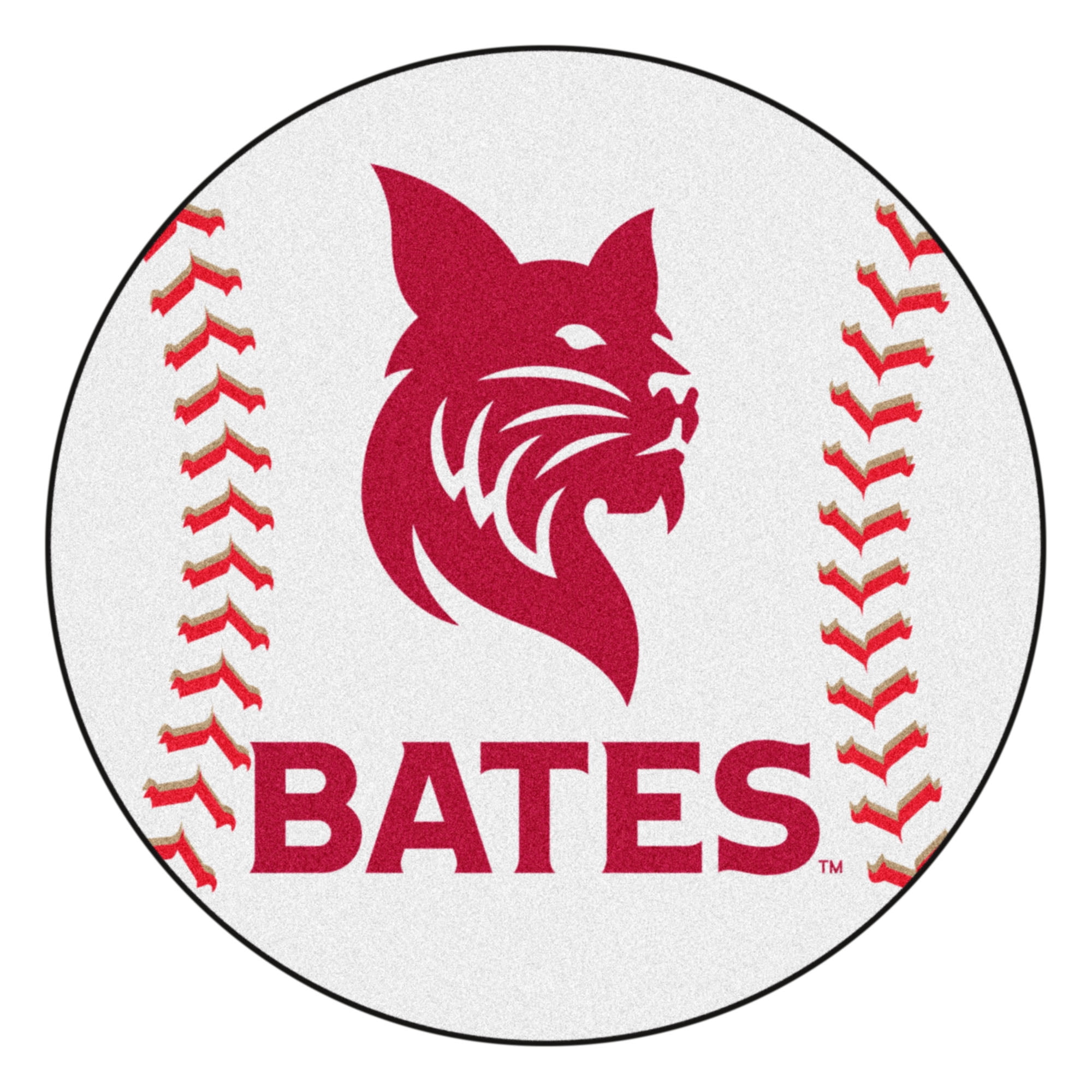 Fan Mats NCAA Collegiate Round Baseball Rug - 2.25 diam. ft. - Walmart.com
