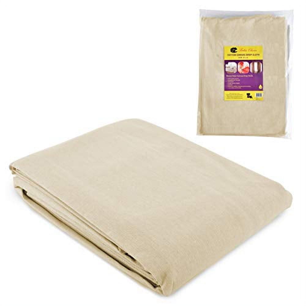 Bates Choice Canvas Drop Cloth 6x9 Ft Heavy Duty Washable Reusable ...