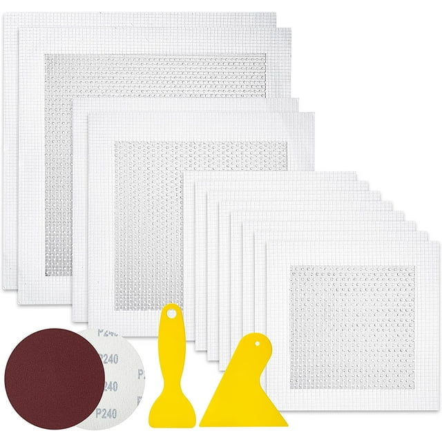 Bates- Drywall Repair Kit, 16pcs, Dry Wall Patch Kits, Wall Repair ...