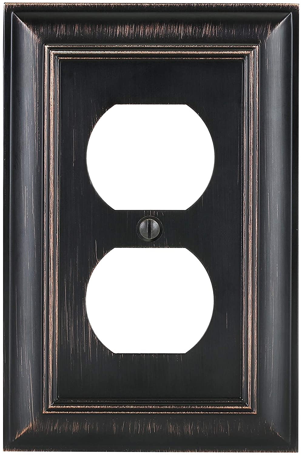 Bates- Duplex Outlet Cover, Bronze, Outlet Covers, Bronze Outlet Covers ...